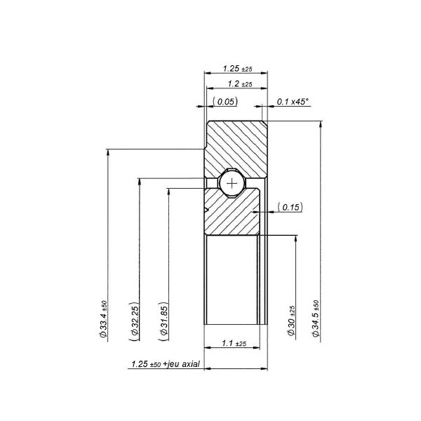 Titan bearing SD SD 1809XZRY – MPS Watch